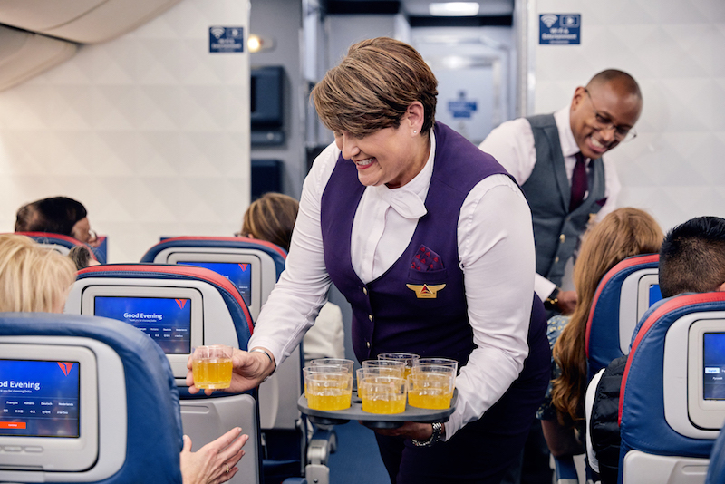 .Delta, nuova esperienza di bordo in main cabin sulle rotte internazionali