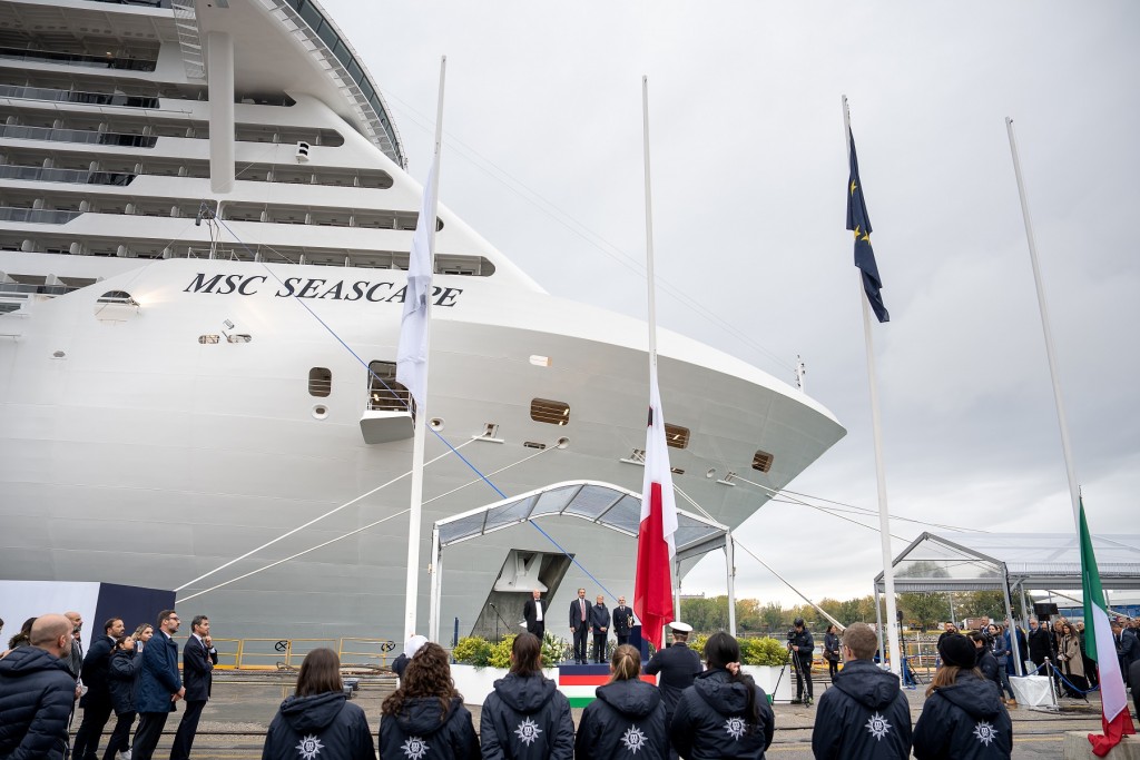 Consegnata a Monfalcone la Seascape: ventunesima nave della flotta Msc
