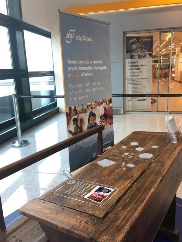 Lufthansa sostiene help alliance: progetto innovativo in mostra a Malpensa